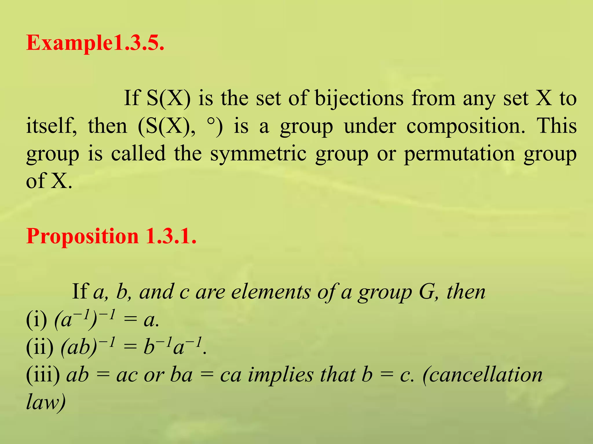 Group abstract algebra | PPTX
