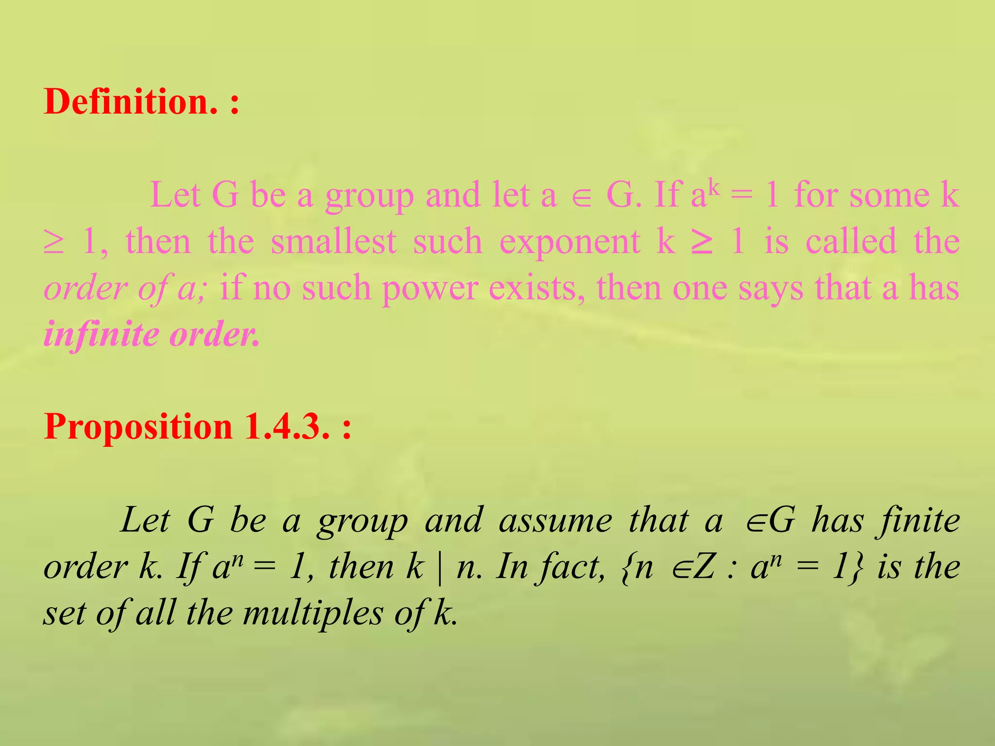 Group abstract algebra | PPTX