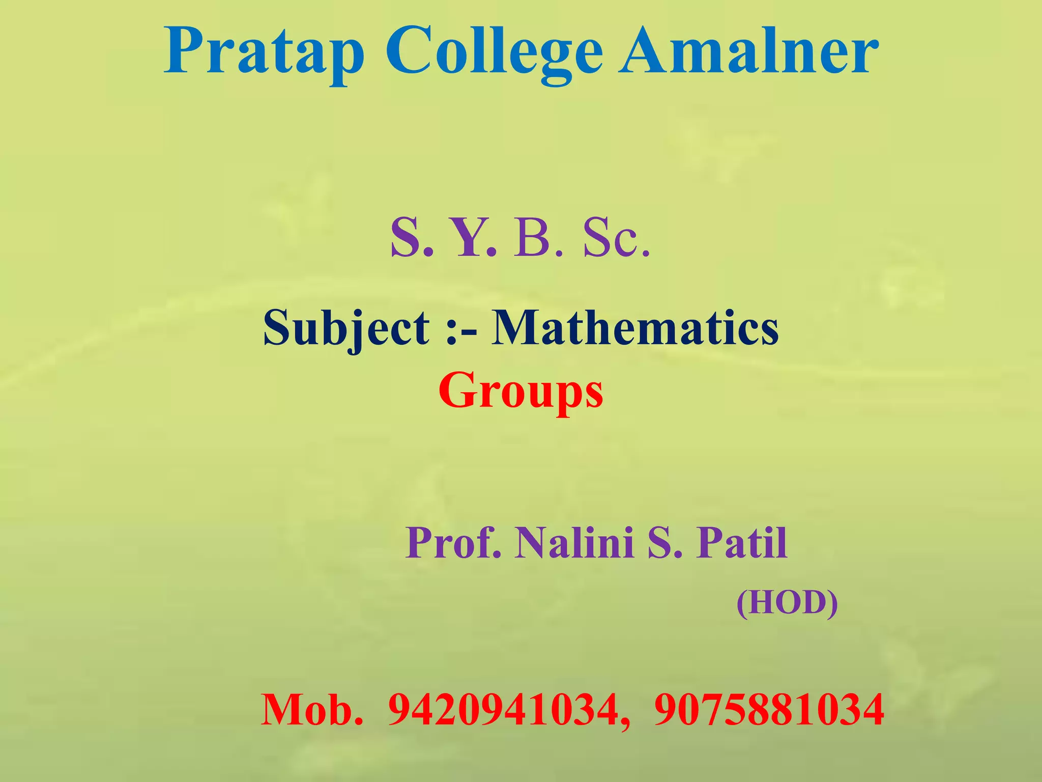 Group abstract algebra | PPTX