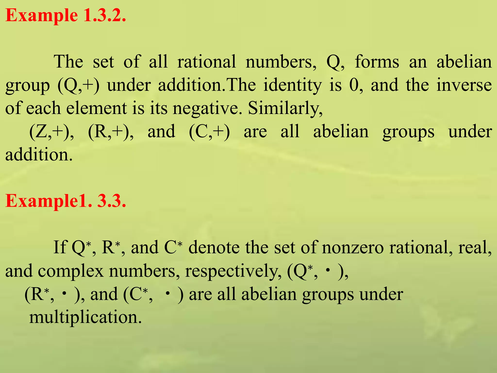 Group abstract algebra | PPTX
