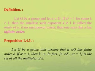 Group abstract algebra | PPTX