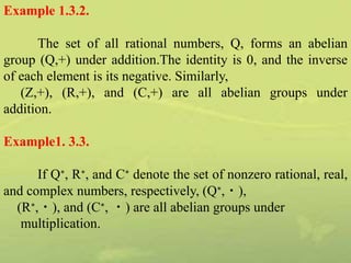 Group abstract algebra | PPTX