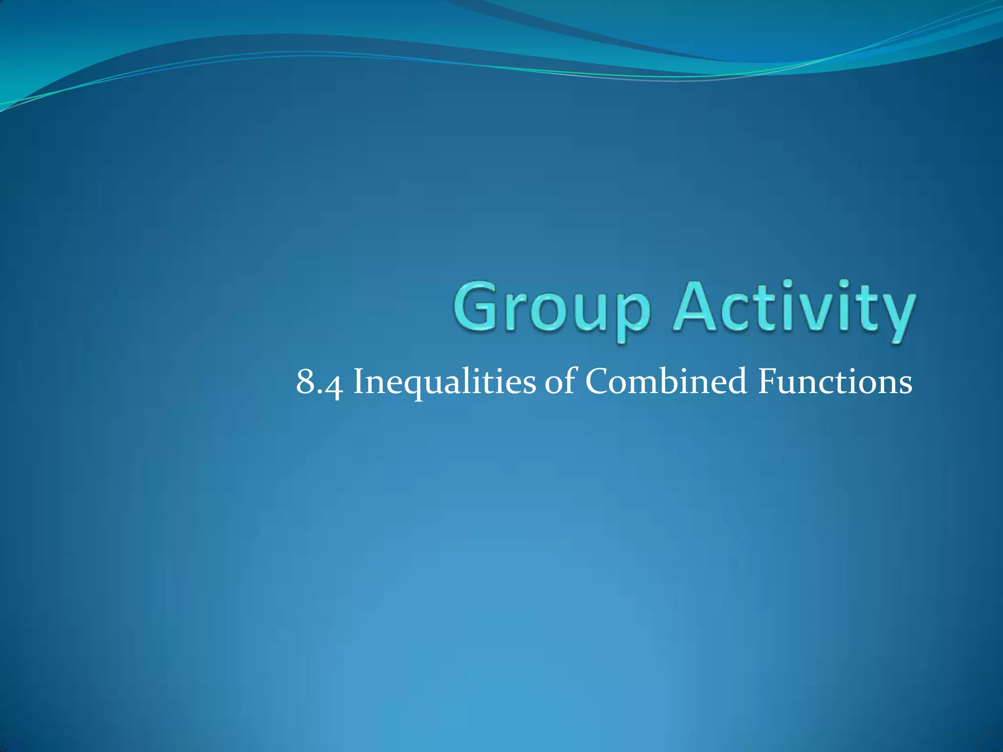 Group activity | PPTX