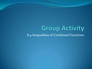 Group activity | PPTX