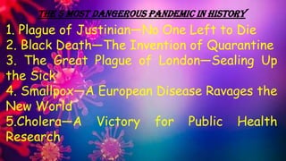 history of pandemics | PPTX