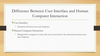 Group activity 1: Introduction to HCI | PPTX
