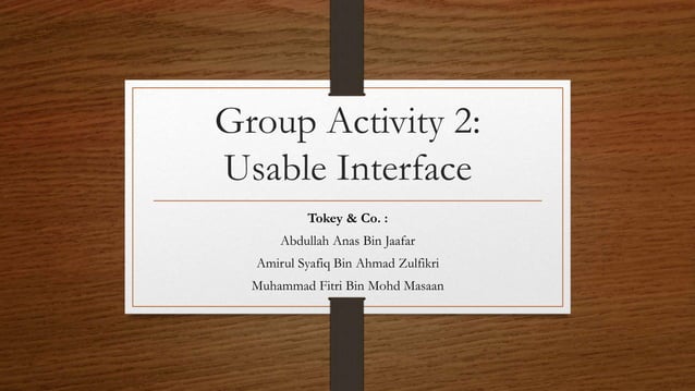 Group activity 2 - Padlock | PPT