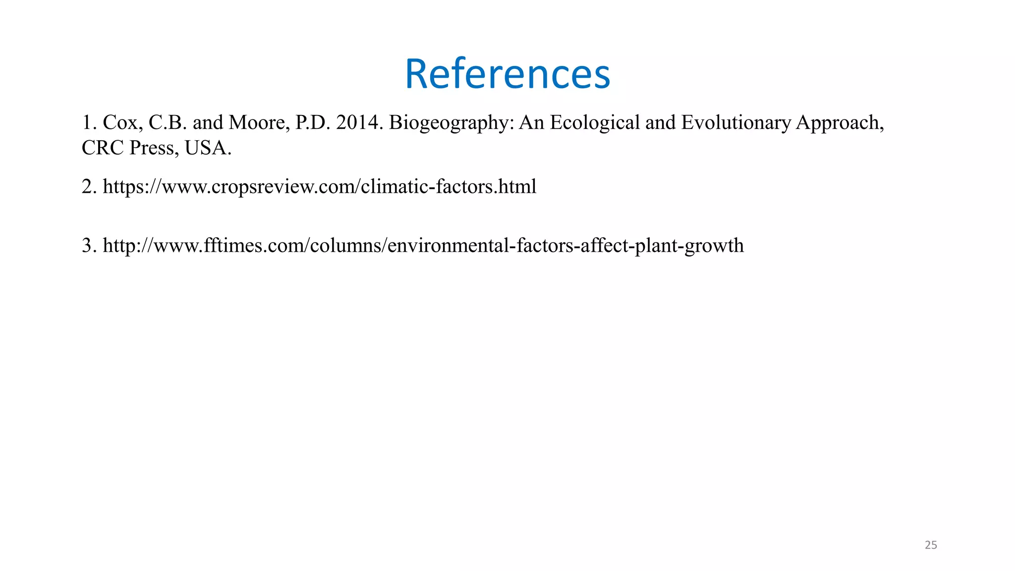 Environmental factors that affecting plant growth] | PPTX