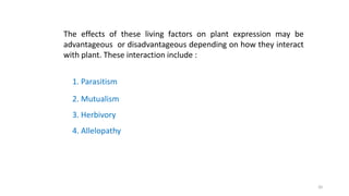 Environmental factors that affecting plant growth] | PPTX