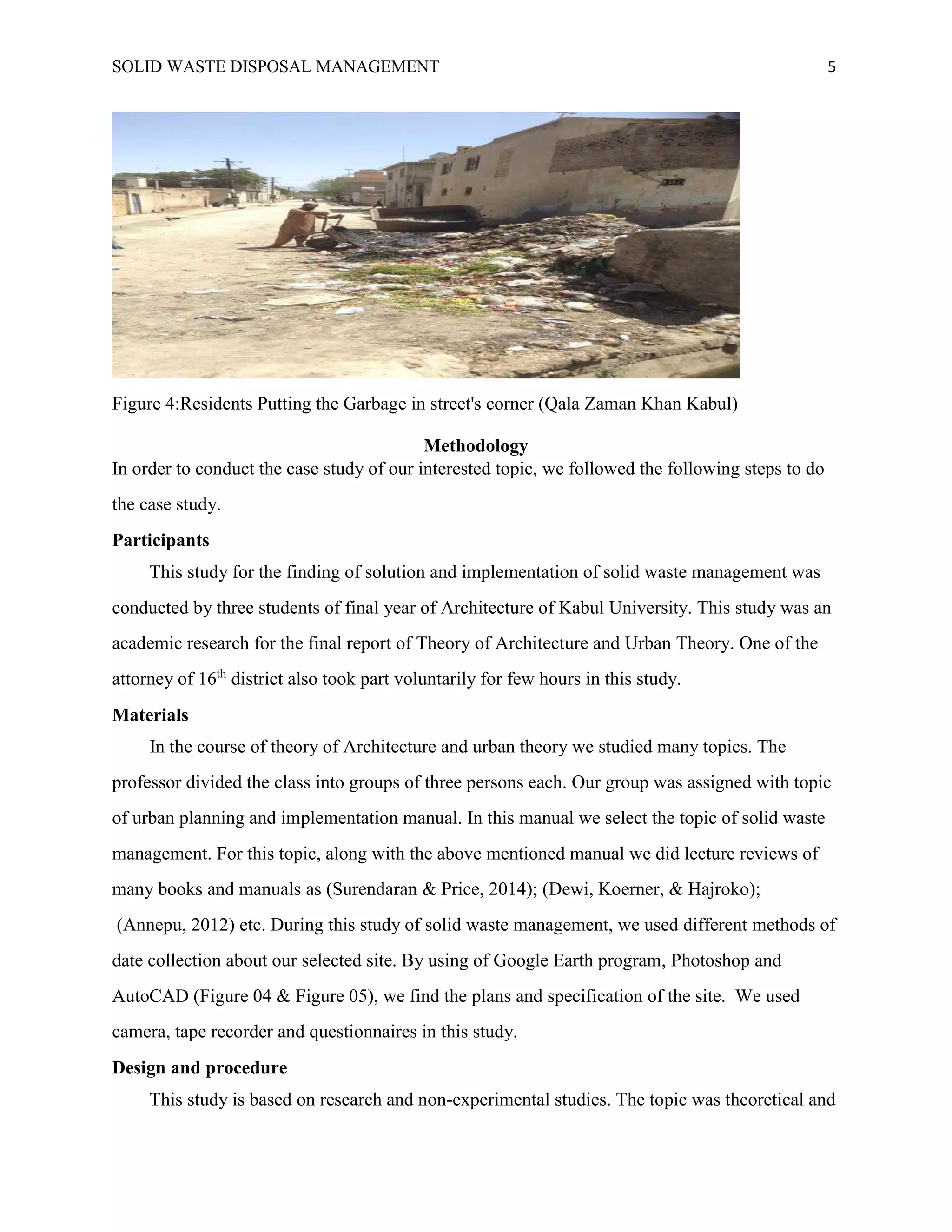 Group a final project, solid waste disposal management | PDF