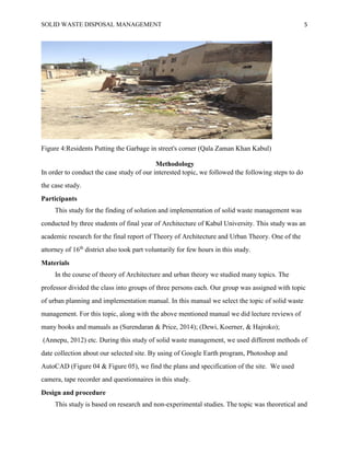 Group a final project, solid waste disposal management | PDF