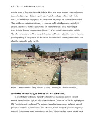 Group a final project, solid waste disposal management | PDF