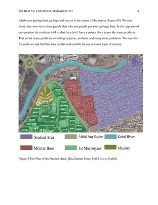 Group a final project, solid waste disposal management | PDF