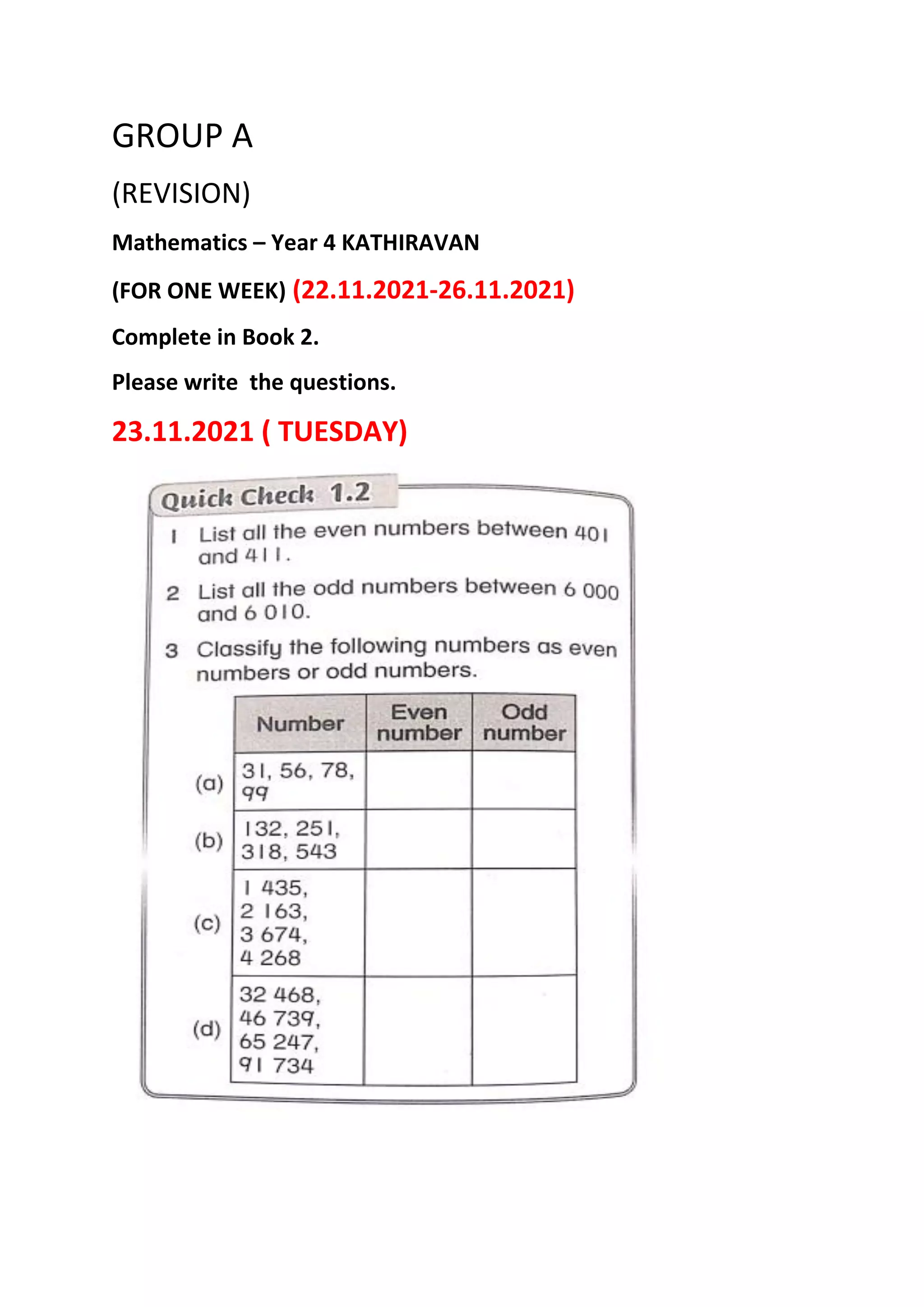 mathematics year 4 | PDF