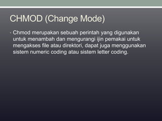 Group and file manajement | PPT