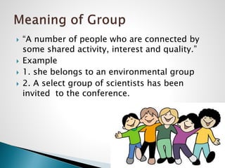 Group and group dynamic | PPTX