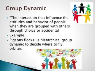 Group and group dynamic | PPT
