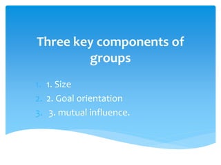 Groups and Teams | PPT