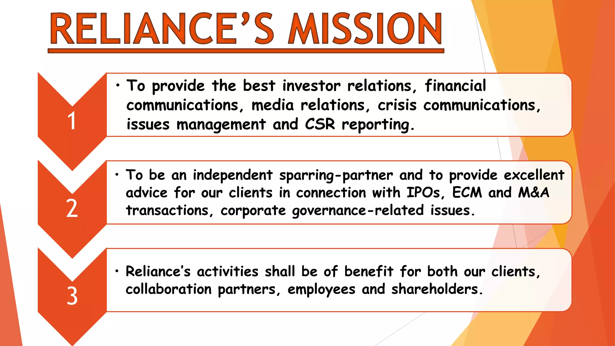 Reliance Industries Limited ppt | PPTX
