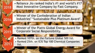 Reliance Industries Limited ppt | PPTX