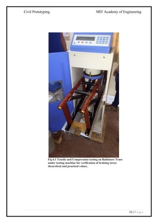 Baltimore Truss Design Based on bamboo | PDF