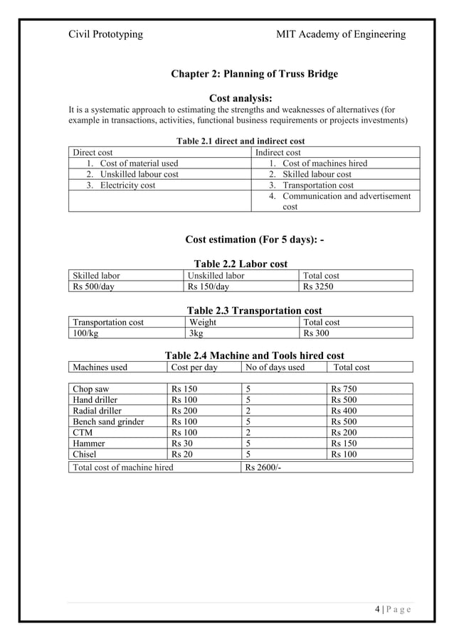 Baltimore Truss Design Based on bamboo | PDF