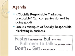 Socially Responsible Marketing | PPT