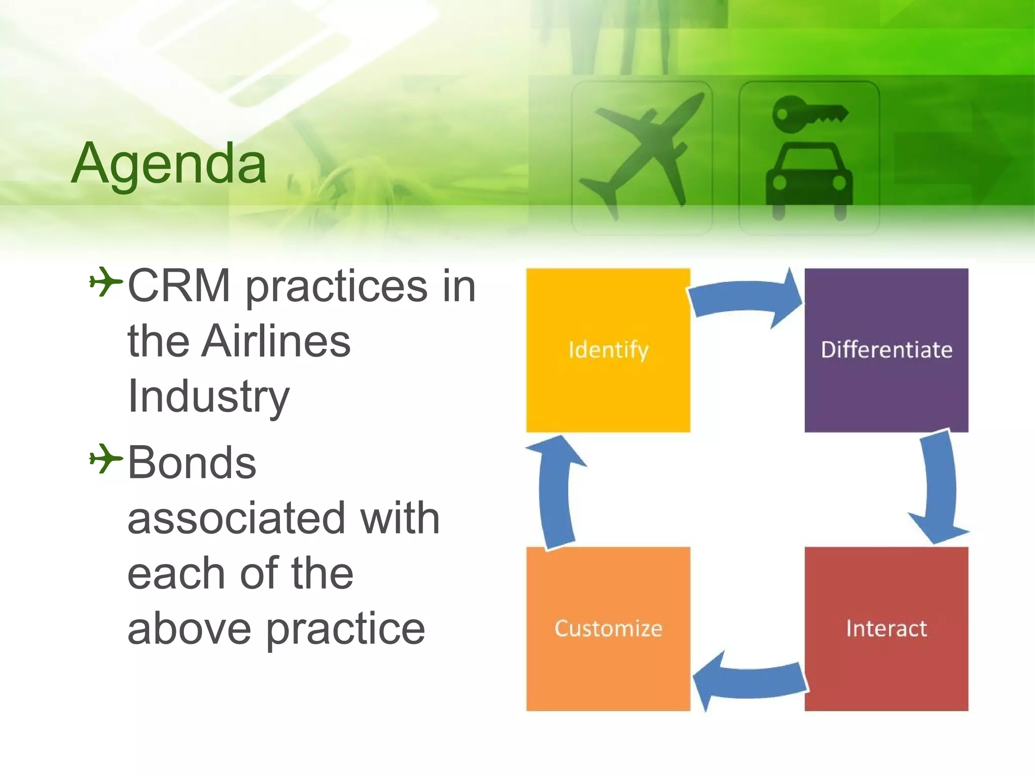 CRM Practices in the Airlines Industry | PPT