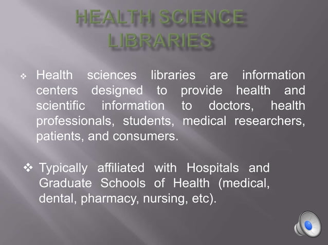LSU-HSC Library: An Overview | PPTX