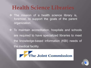 LSU-HSC Library: An Overview | PPTX