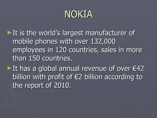 Group assignment nokia | PPT