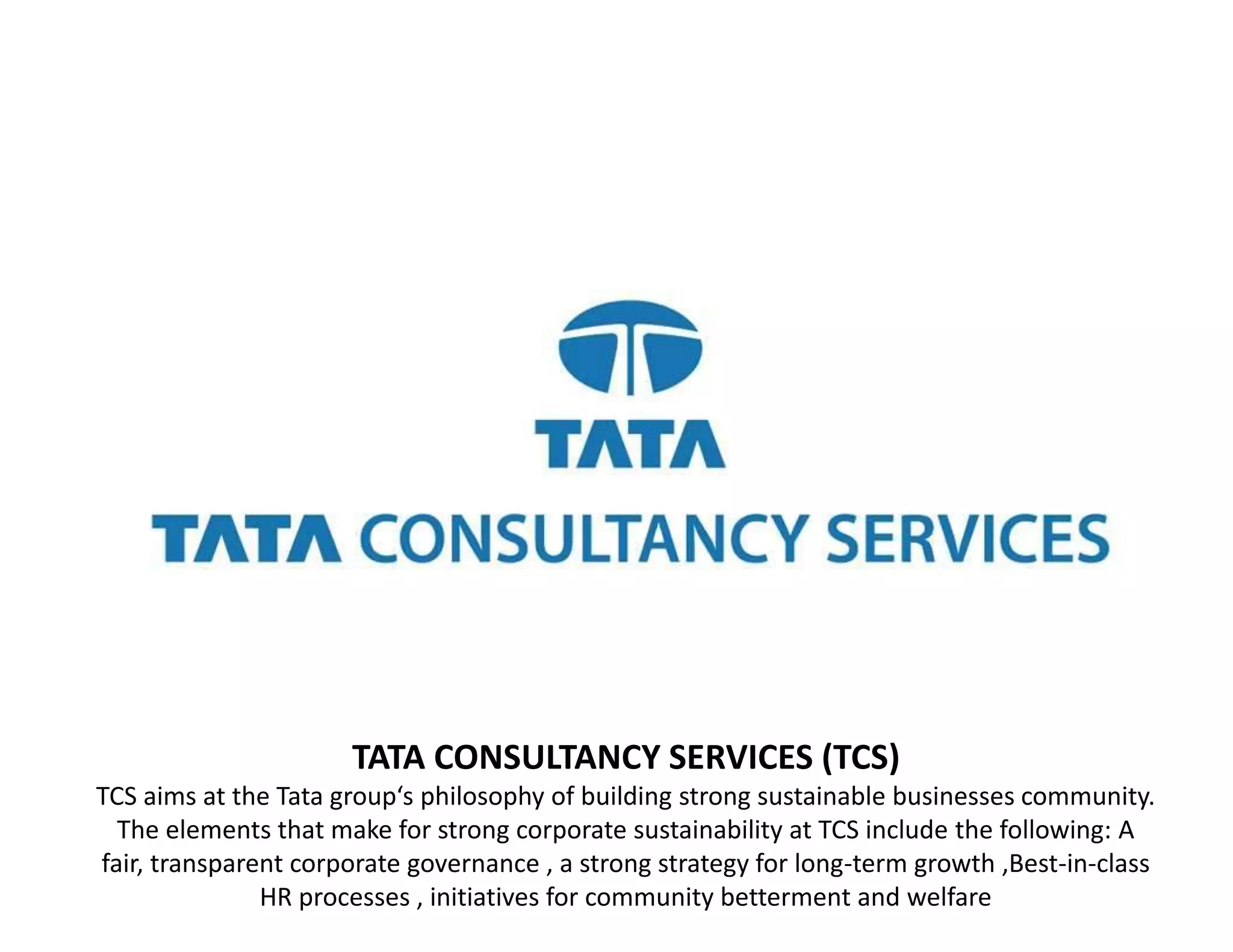 corporate social responsibility of tata group | PPT | Business ...