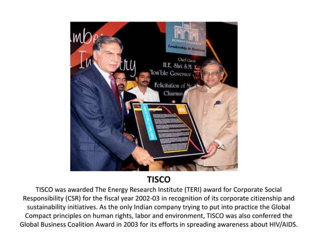 corporate social responsibility of tata group | PPT