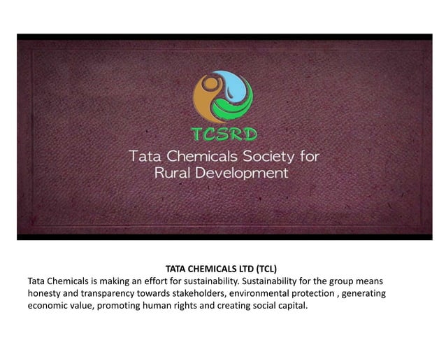 corporate social responsibility of tata group | PPT | Business ...