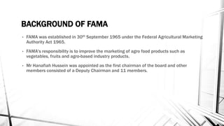 ROLE OF FAMA TO HELP ENTREPRENEUR | PPTX