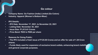 ipo analysis on zomato and patym after and before ipo | PPTX