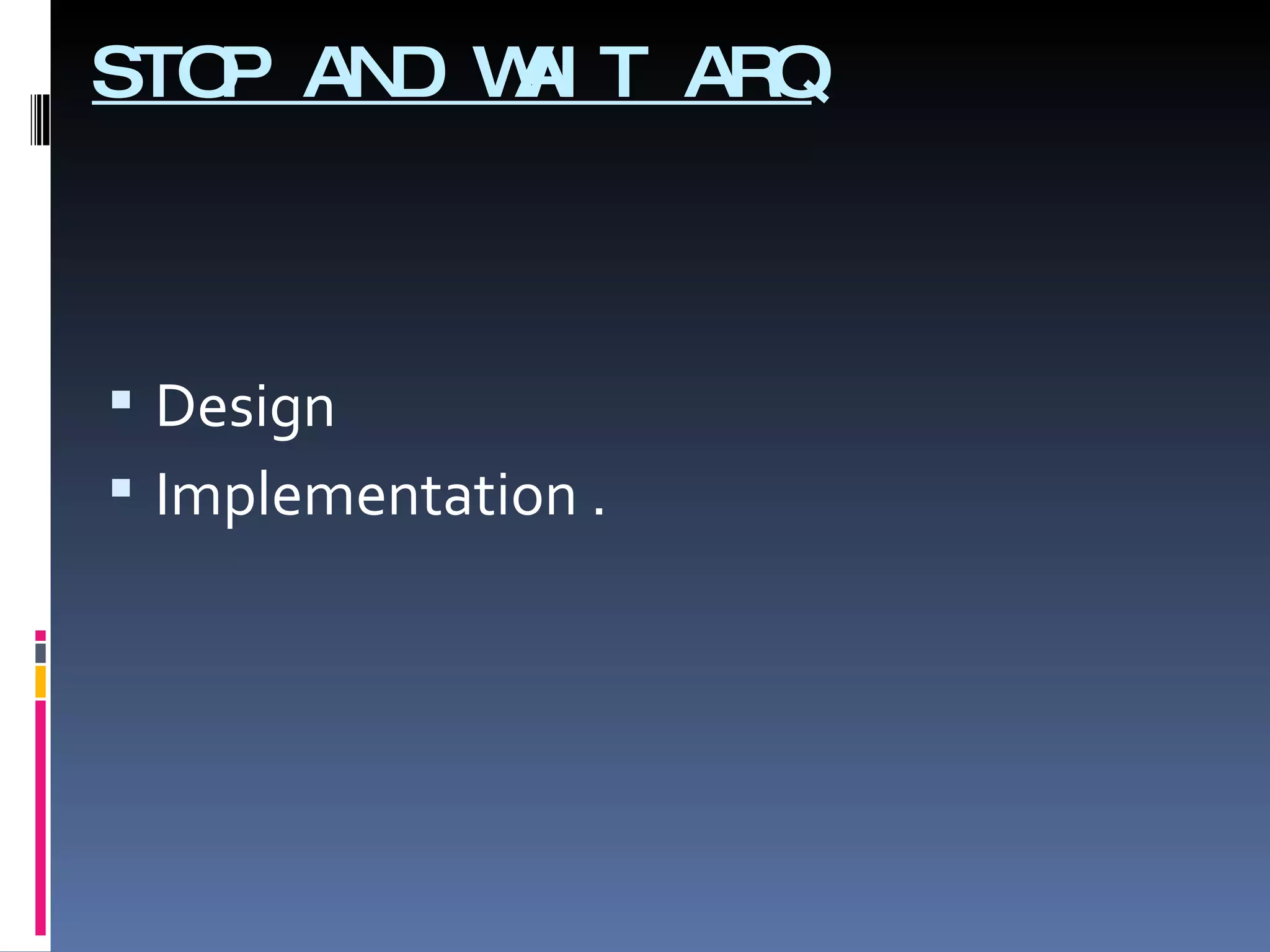 Stop and Wait arq | PPT