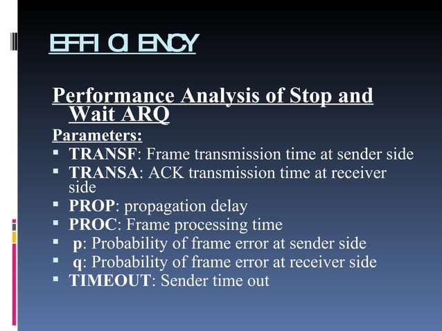 Stop and Wait arq | PPT