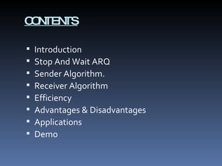 Stop and Wait arq | PPT