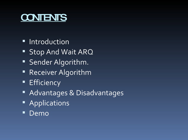 Stop and Wait arq | PPT