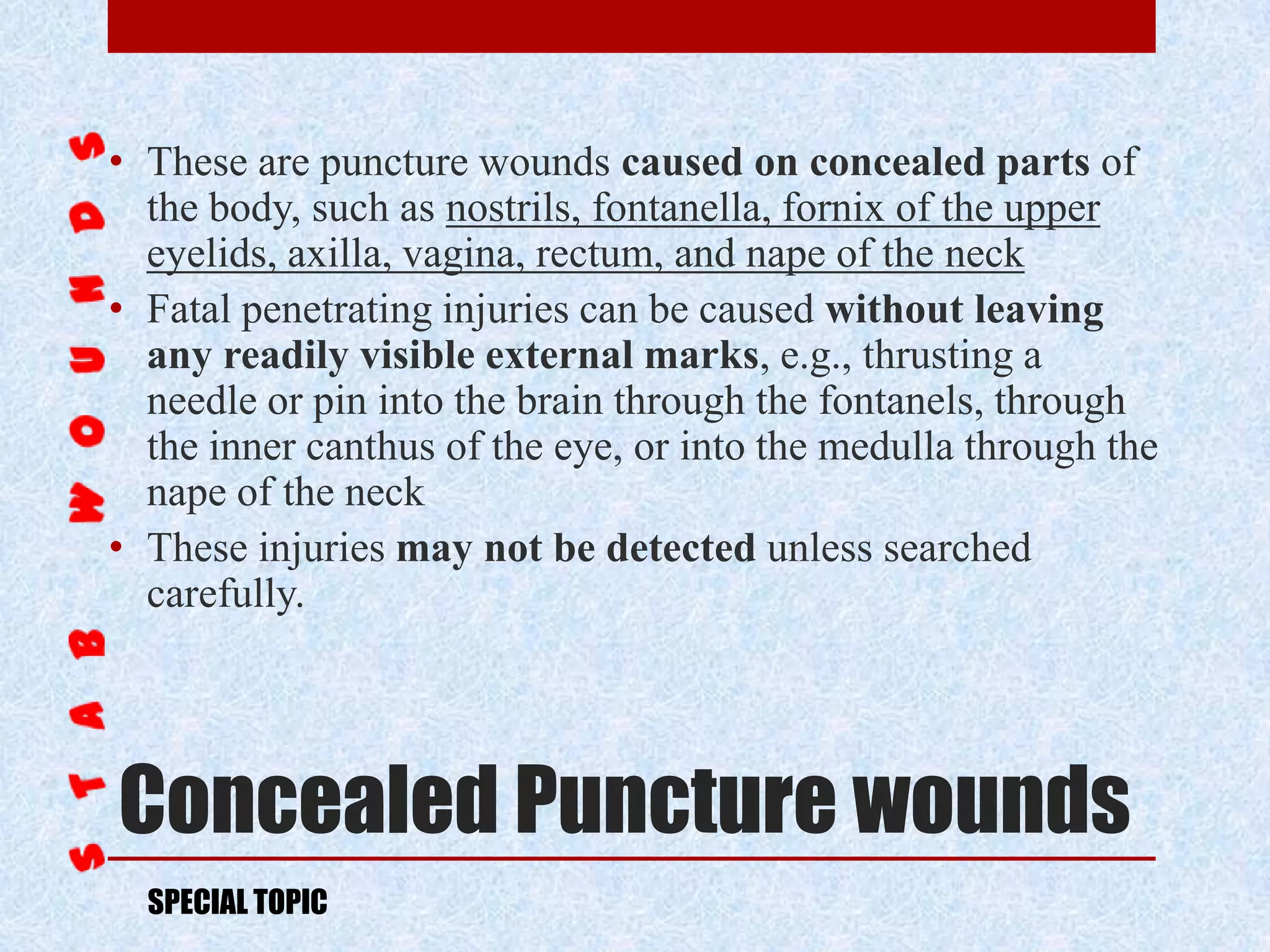 Mechanical injuries_Forensics | PPTX