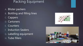 Common machinery of tablet manufacturing & Small scale & large scale ...