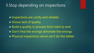 Quality management | PPT