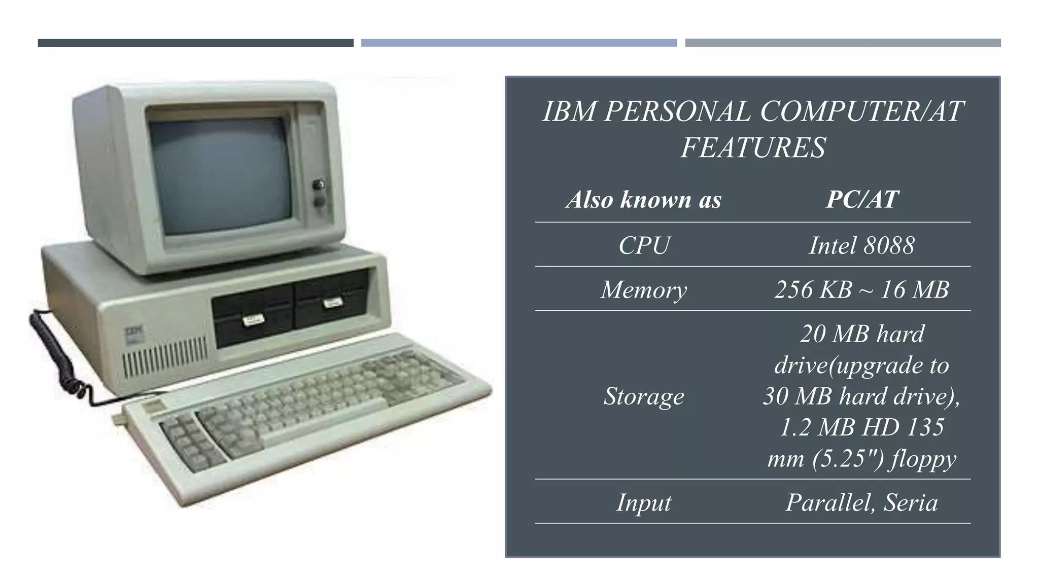 THE FOURTH GENERATIONS OF COMPUTERS.(1972-1984) | PPT