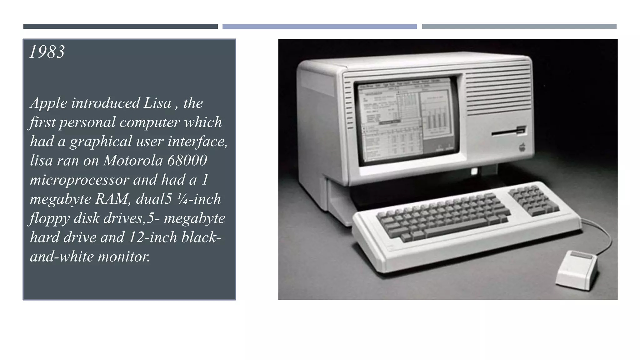 THE FOURTH GENERATIONS OF COMPUTERS.(1972-1984) | PPT