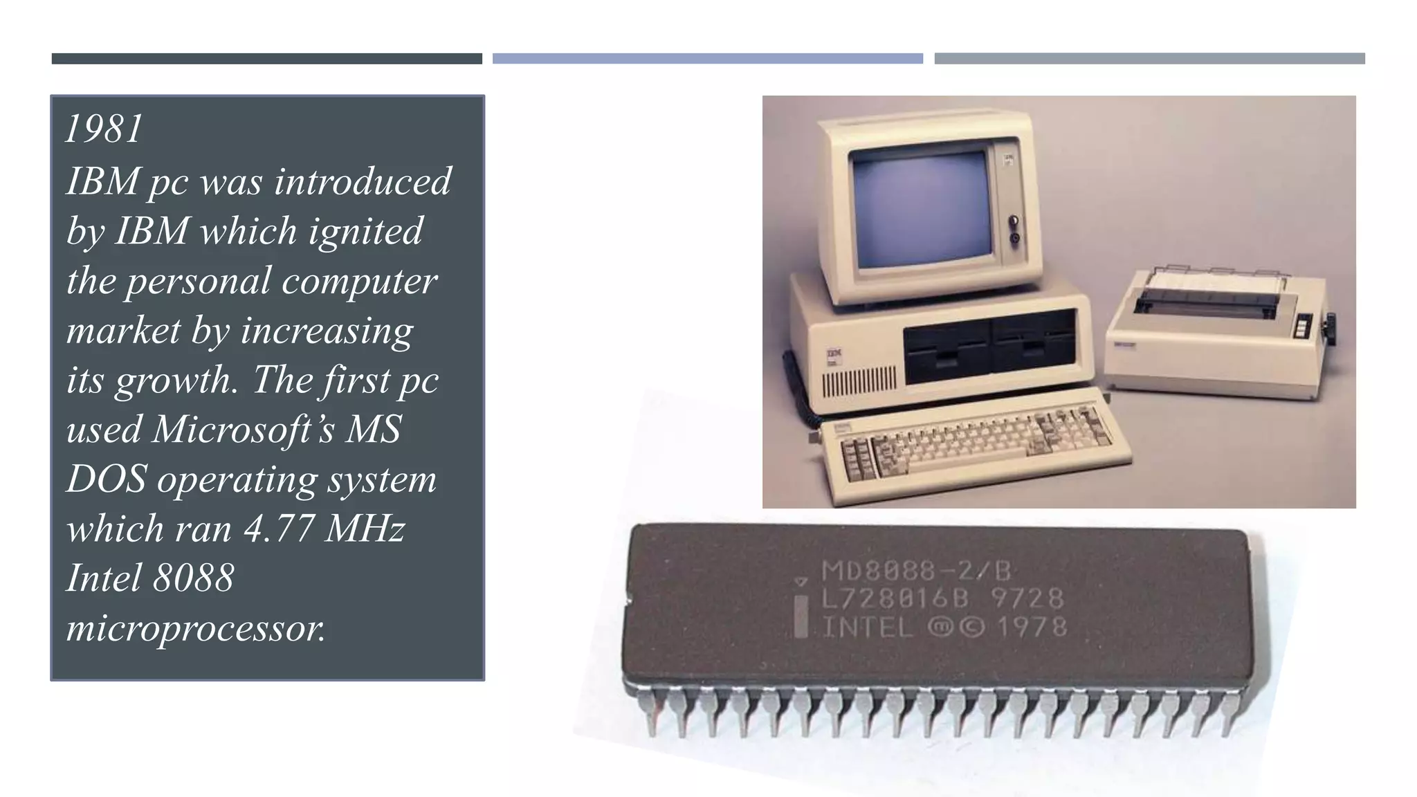 THE FOURTH GENERATIONS OF COMPUTERS.(1972-1984) | PPT