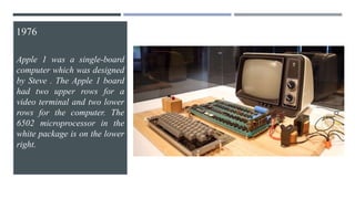THE FOURTH GENERATIONS OF COMPUTERS.(1972-1984) | PPT