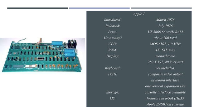 THE FOURTH GENERATIONS OF COMPUTERS.(1972-1984) | PPT