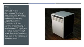 THE FOURTH GENERATIONS OF COMPUTERS.(1972-1984) | PPT