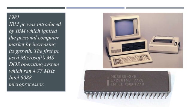 THE FOURTH GENERATIONS OF COMPUTERS.(1972-1984) | PPT